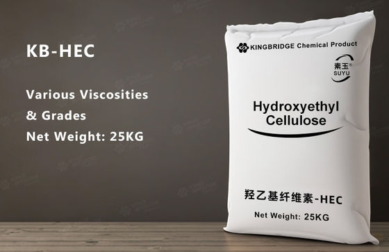Industrial grade Hydroxyethyl Cellulose- HEC with different viscosities